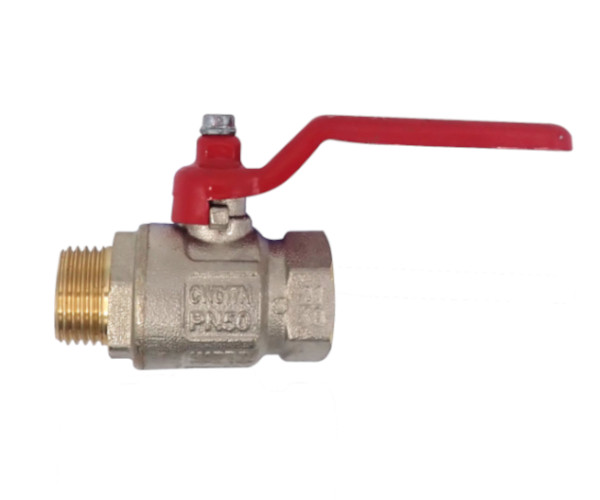 2-Wege Kugelhahn AG R/IG RP 3/8" kurze Bauform Eco-Line PN 25 bar | R 3/8" | Rp 3/8" | 10 | 25 ...